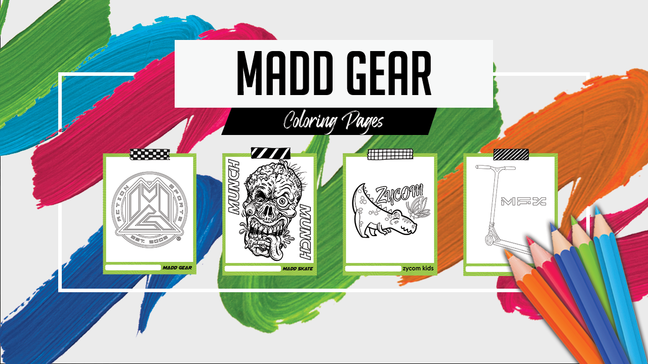 Madd Gear Coloring Pages – Madd Gear Global | Est 2002